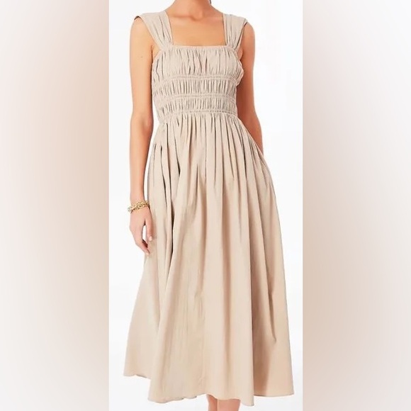 Pomander Place | Dresses | Nwt Pomander Place Noah Smocked Midi Dress ...